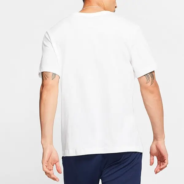 Nike Dri-fit Kobe Logo Athleisure Casual Sports Short Sleeve - White