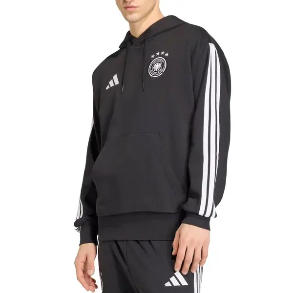 Adidas Germany Dna Fleece Hoodie - Black