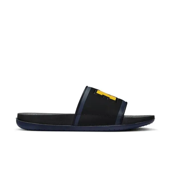 Nike Offcourt Slide 'michigan - Black/college Navy/amarillo