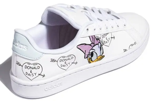 Adidas X Disney Grand Court Daisy Duck Sneakers - White
