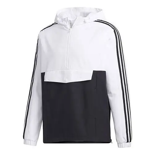 Adidas Neo Windproof Hooded Jacket - White/black