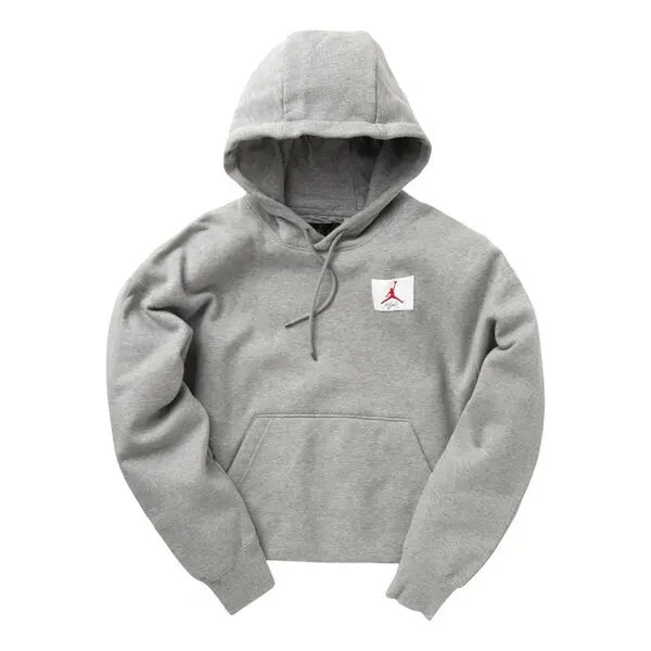 JORDAN Air Fleece Pullover Hoodie - Grey