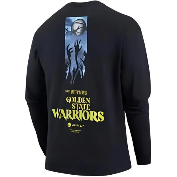 Nike X Nba Golden State Warriors Long Sleeve T-shirt