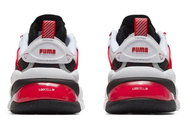 PUMA Lqdcell Omega Athletic Sneakers - Black/white/red