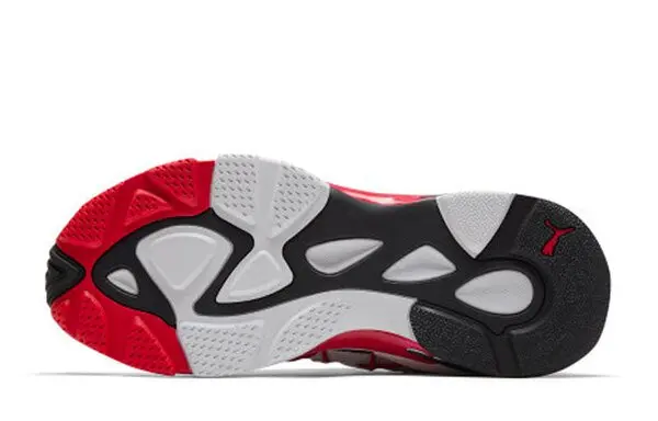 PUMA Lqdcell Omega Athletic Sneakers - Black/white/red