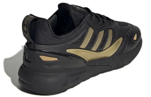 Adidas Originals Zx 2k Boost 2.0 Sneakers - Black/gold
