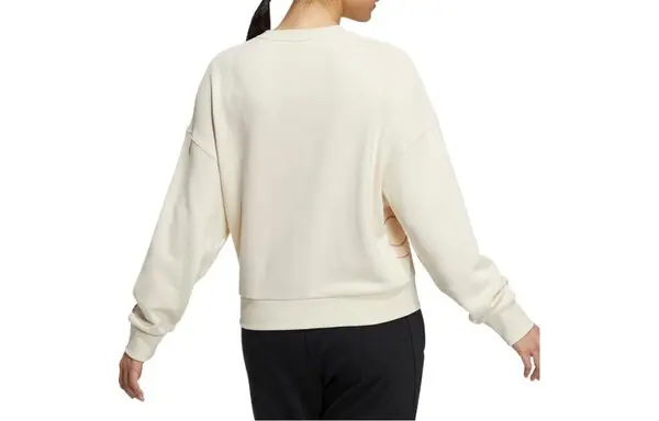 Adidas Big Logo Printing Casual Sweater - White