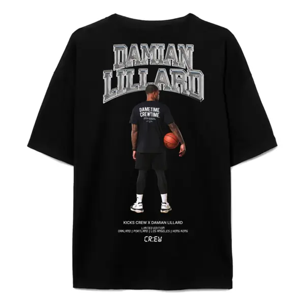 KICKS CREW X Damian Lillard "hong Kong Dame Time 003" Graphic T-shirt