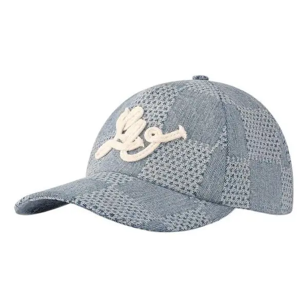 LOUIS VUITTON Damier Denim 3d Cap - Denim Blue