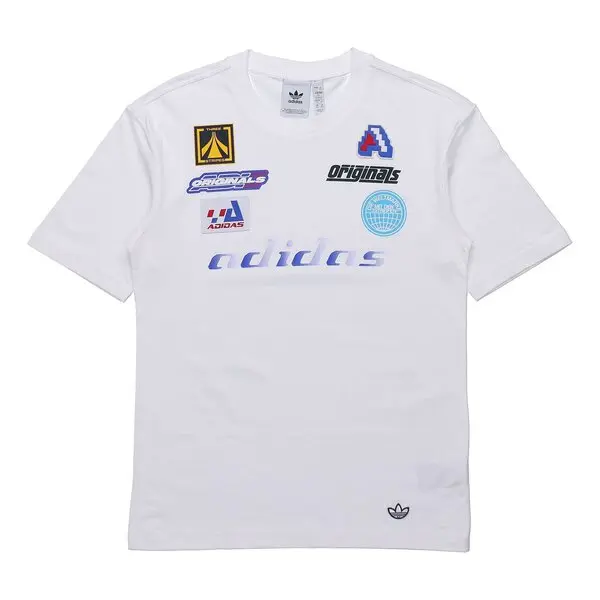Adidas Originals Tgp Ss Casual Sports Crew Neck Short Sleeve - White
