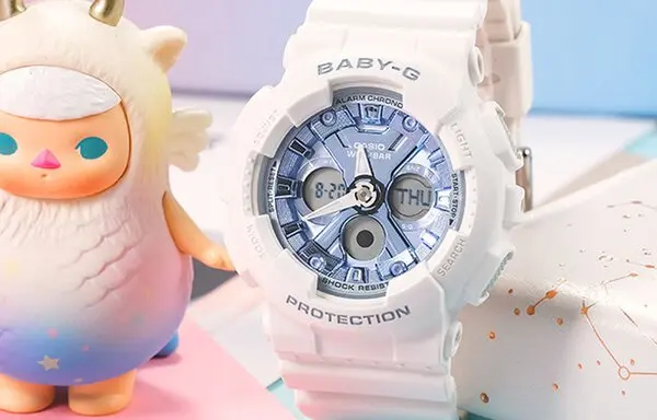 Casio Baby-g Shock Resistant Watch - White/blue