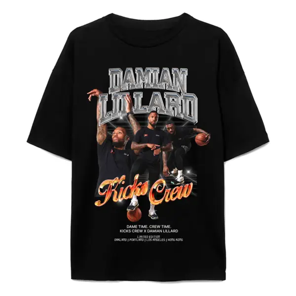 KICKS CREW X Damian Lillard Graphic T-shirt - Black