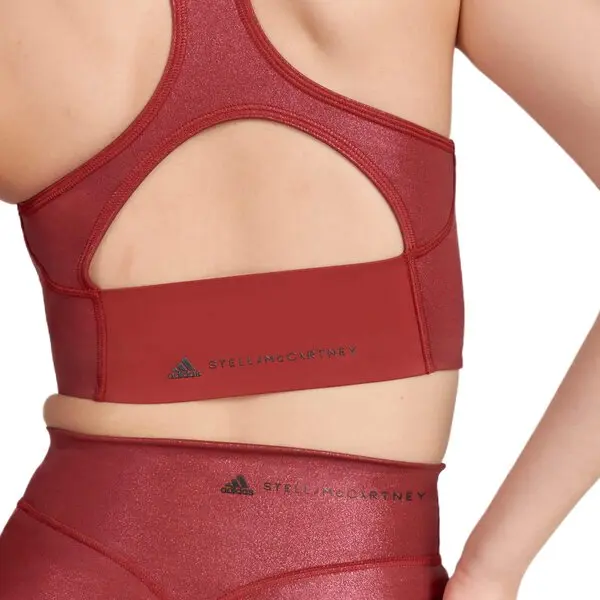 Adidas By Stella Mccartney Shiny Training Crop Top