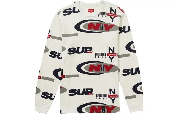 Supreme Fw18 Ny Waffle Thermal Sweater