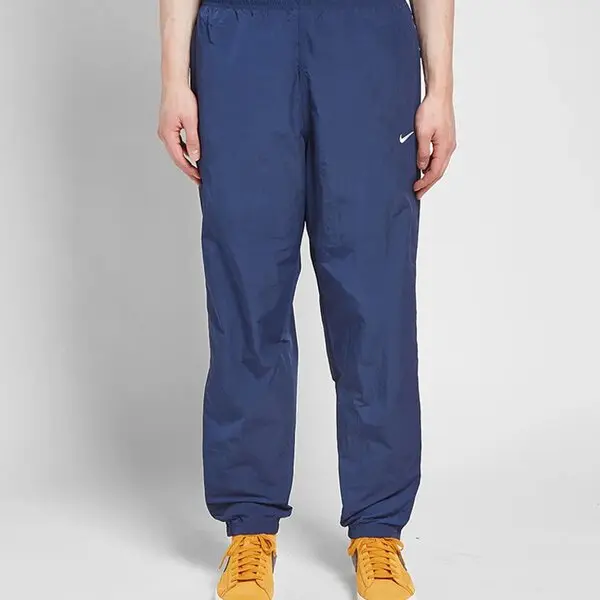 Nike Swoosh Embroidered Retro Nylon Sports Pants/trousers/joggers - Blue
