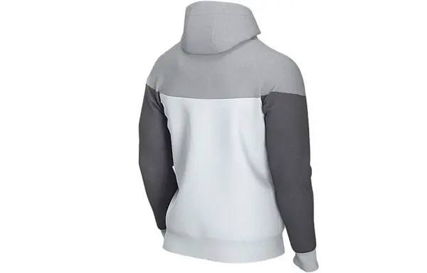 Nike Contrast Color Stitching Sports Hooded Logo Jacket
