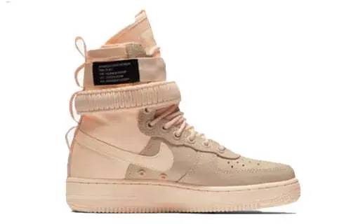 Nike Sf Air Force 1 High Top Sneakers - Orange