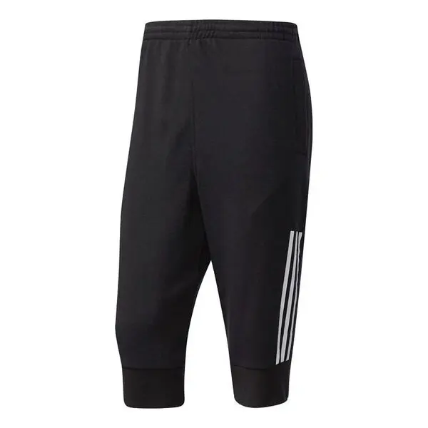 Adidas Stripe Printing Bundle Feet Sports Pants/trousers/joggers Black - Default Color