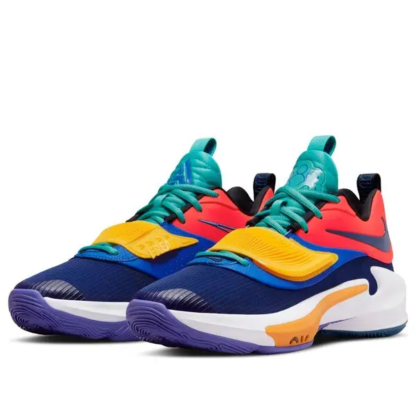 Nike Zoom Freak 3 "antetokounbros" Athletic Shoes - Red/blue/yellow