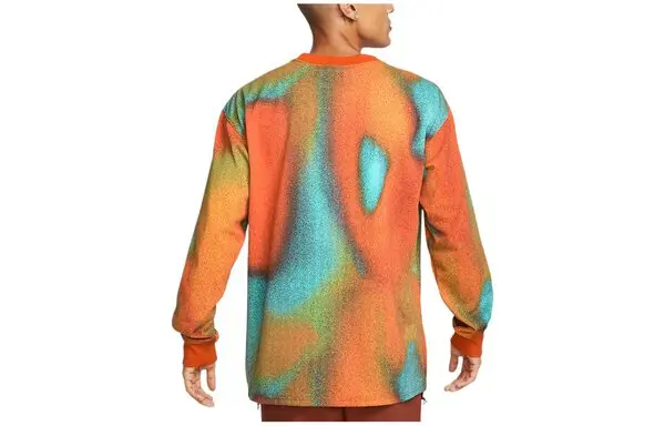 Nike Allover Print Long-sleeve Tee 'tour Yellow