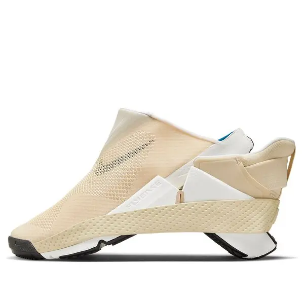 Nike Go Flyease Casual Low Top Sneakers - Creamyellow