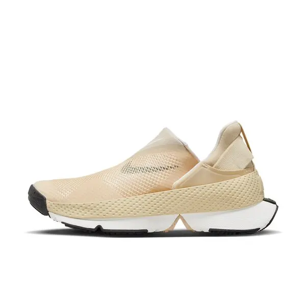 Nike Go Flyease Casual Low Top Sneakers - Creamyellow