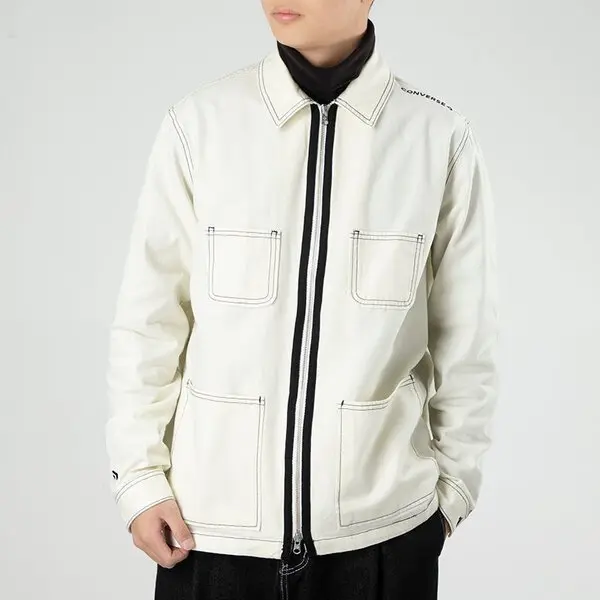 CONVERSE Long Sleeve Jacket With Zip Closure And Pocket Detail