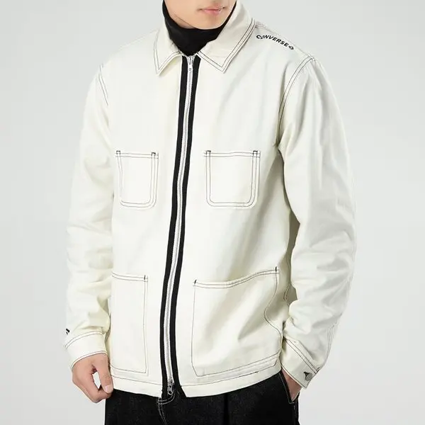 CONVERSE Long Sleeve Jacket With Zip Closure And Pocket Detail