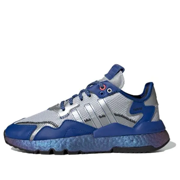 Adidas Nite Jogger "silver Metallic Royal Blue
