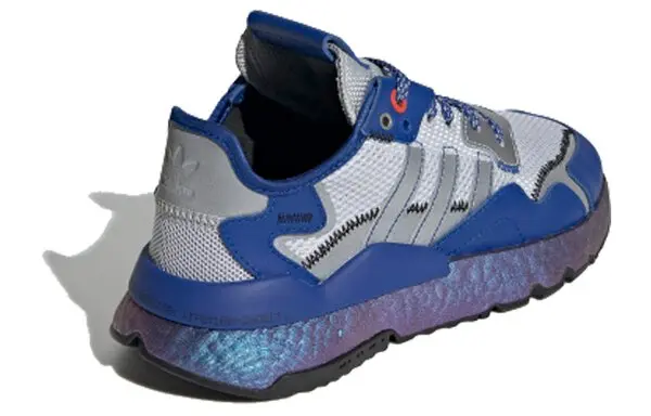 Adidas Nite Jogger "silver Metallic Royal Blue