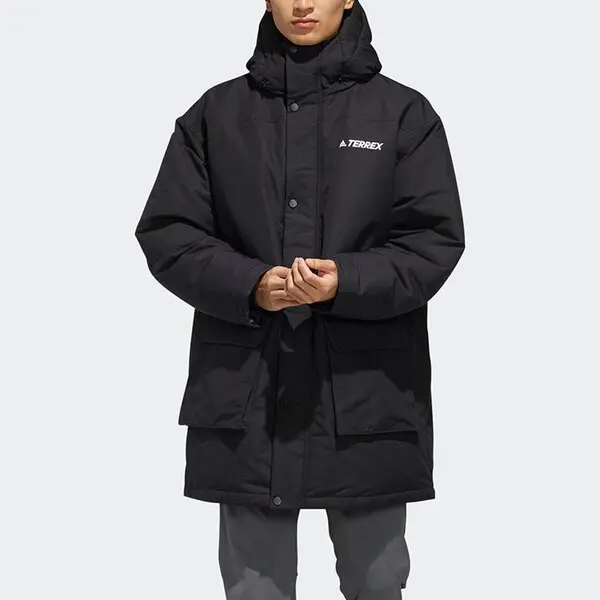 Adidas Xplr Dwn Hooded Down Jacket