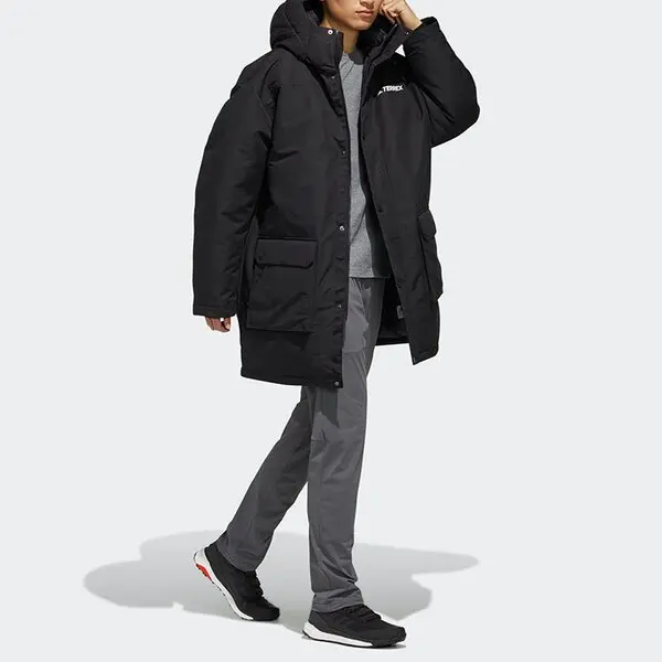 Adidas Xplr Dwn Hooded Down Jacket