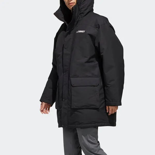 Adidas Xplr Dwn Hooded Down Jacket