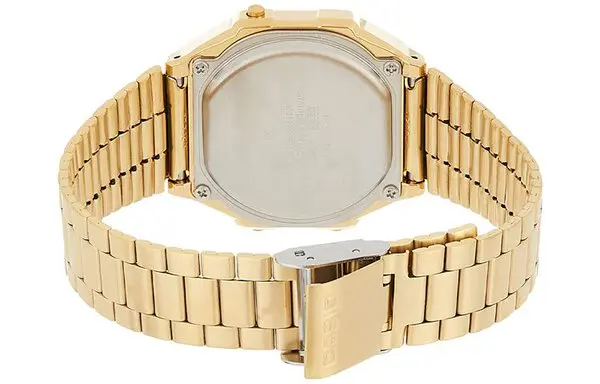 Casio Digital Cube Watch Tone Stainless Steel