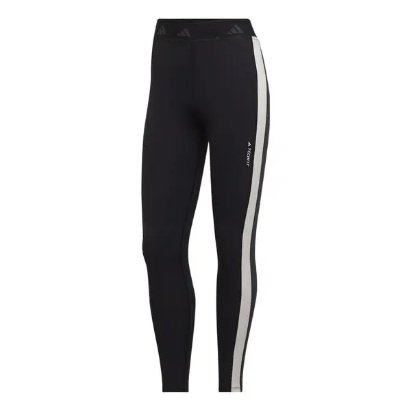 Adidas Hyperglam Training Techfit 7/8 Leggings - Black/white