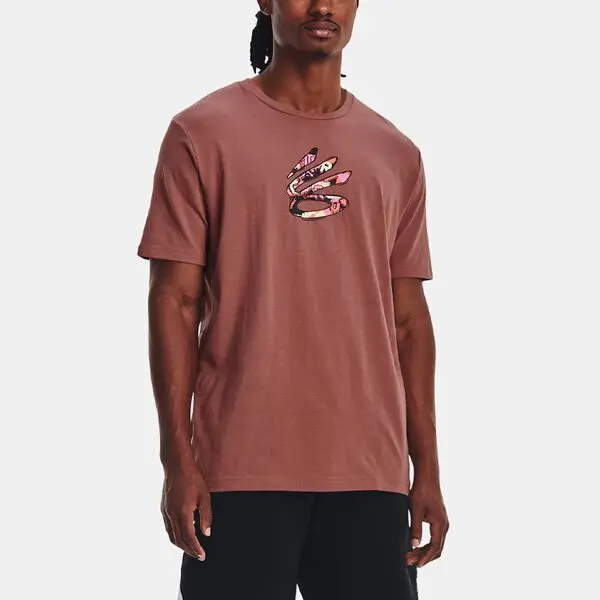 Under Armour Curry Comic Fill Short Sleeve T-shirt 'red Fusion