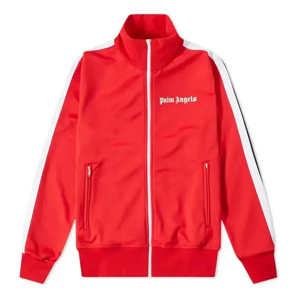 Palm Angels Classic Track Jacket - Red/white