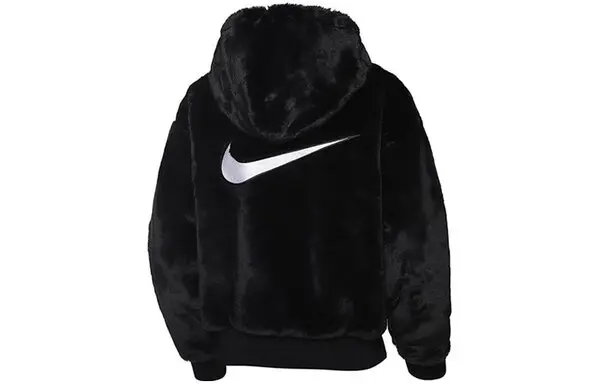Nike Essentials Faux Fur Zip-up Jacket