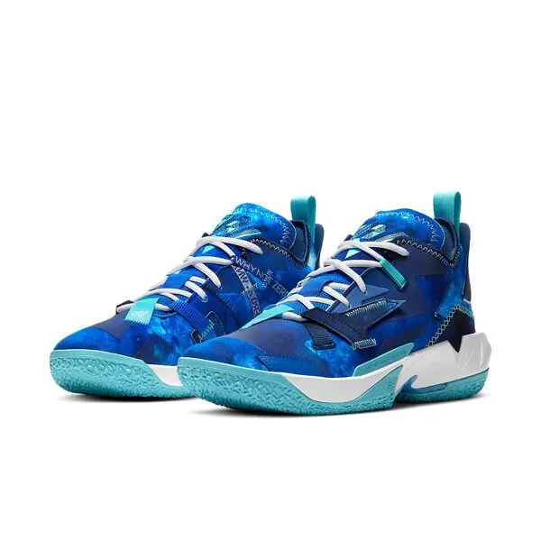 JORDAN Why Not Zer0.4 "trust & Loyalty" High Top Sneakers - Blue