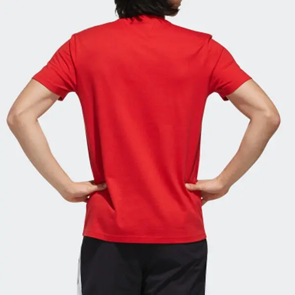 Adidas Neo M Cs Ris Tee Sports Short Sleeve Red