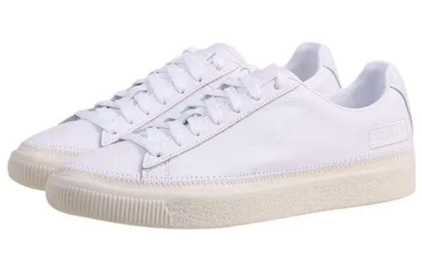 PUMA Basket Stitched Low Top Sneakers