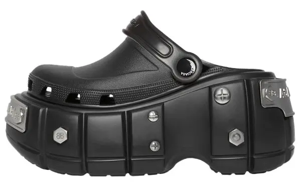 Balenciaga Hardcrocs Platform Slide