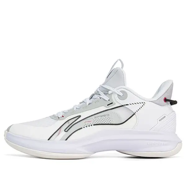 LI-NING Flashing Mid Basketball Sneakers - White