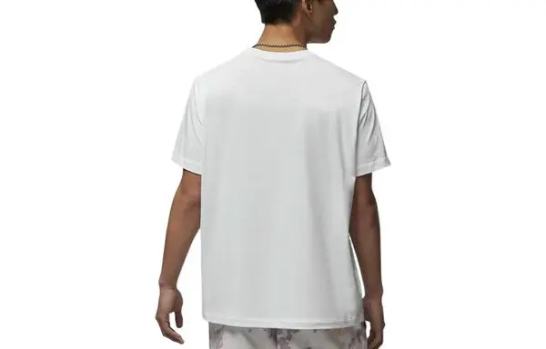 JORDAN Round Neck Pullover Short Sleeve T-shirt White - Default Colorway