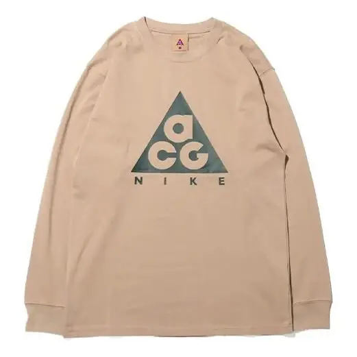Nike Basic Logo Long Sleeves Gray T-shirt