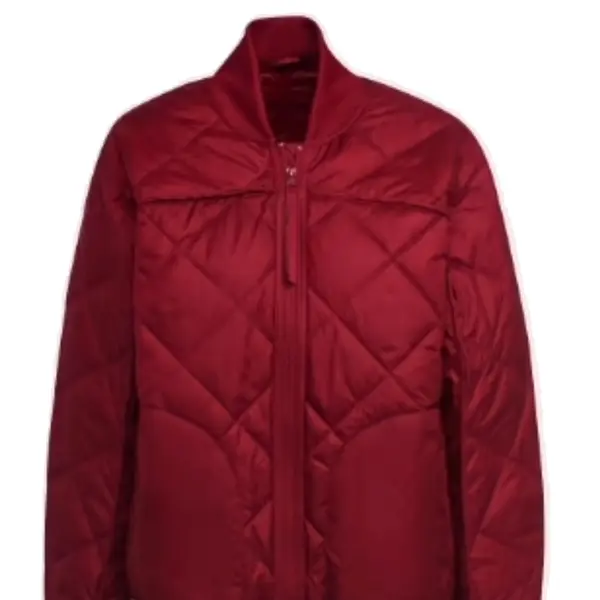 Adidas Karlie Kloss Light Padded Bomber Jacket - Burgundy