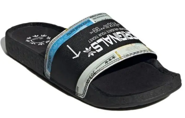 Adidas Originals Adilette Slide Sandals - Black/white