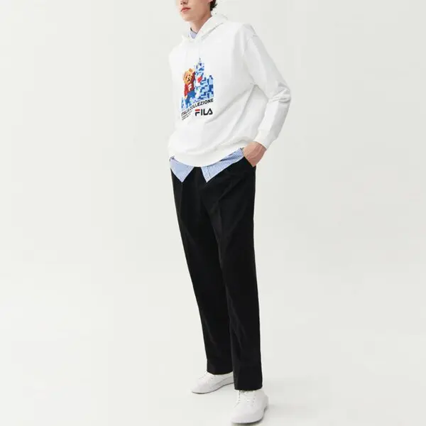 FILA Loose Sports Pullover Hooded Long Sleeve