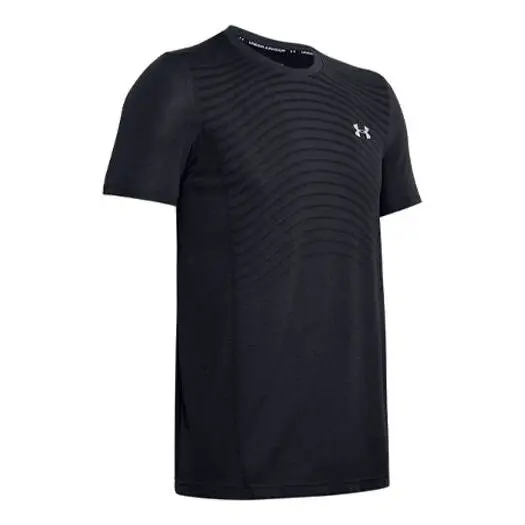 Under Armour Seamless Wave Short Sleeve - Black