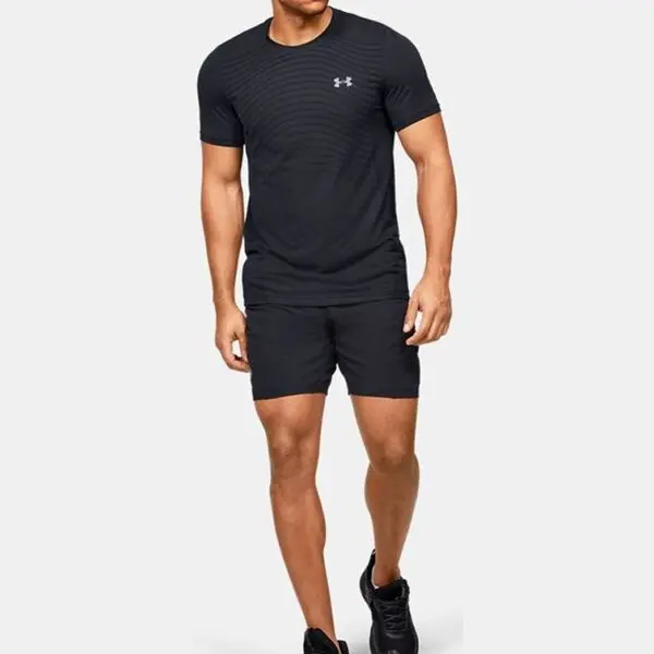 Under Armour Seamless Wave Short Sleeve - Black